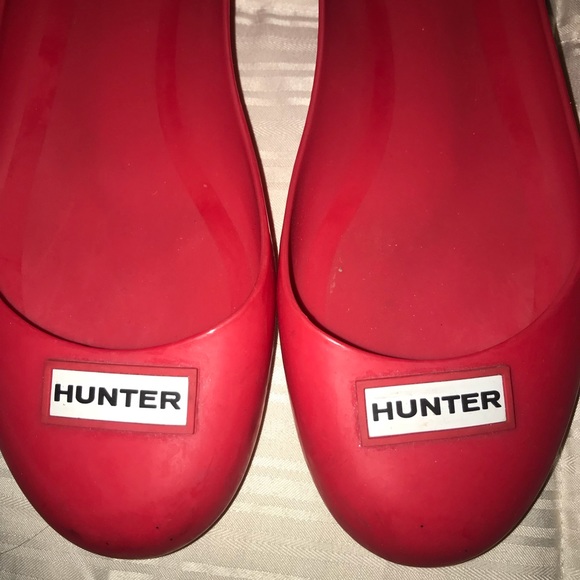 Hunter | Shoes | Hunter Red Flats | Poshmark